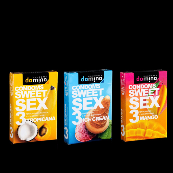 Набор ароматизированных презервативов Domino Sweet Sex 9 шт купить с доставкой по выгодным