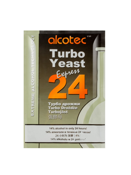 Дрожжи спиртовые ALCOTEC 24 Express Turbo / Алкотек 24 Экспресс Турбо, 1 упаковка - купить с ...