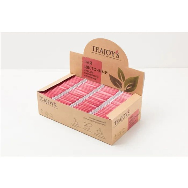 Чай в пакетиках TeaJoy's Каркаде Клубника-Малина 100 шт * 2 г ...