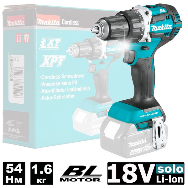 Дрель-шуруповерт Makita аккумуляторная DDF484Z (DDF 484 Z) - купить по ...
