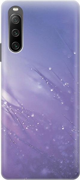 Силиконовый чехол на Sony Xperia 10 II / Сони Иксперия 10 2 с эффектом ...