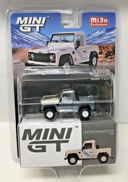 Модель коллекционная Mini GT 1:64 Land Rover Defender 90 Pickup White ...