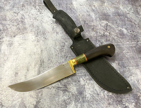 Нож Пчак Узбекский, Bohler N690, граб, карельская береза, латунь купить на OZON по низкой цене ...