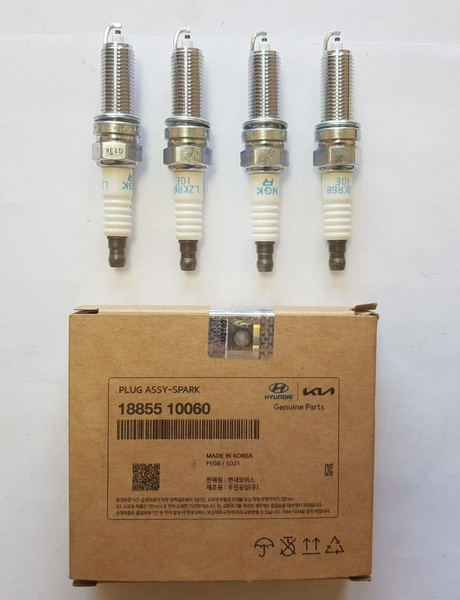 Hyundai-KIA Комплект свечей зажигания арт. 1885510060, 4 шт. купить на ...
