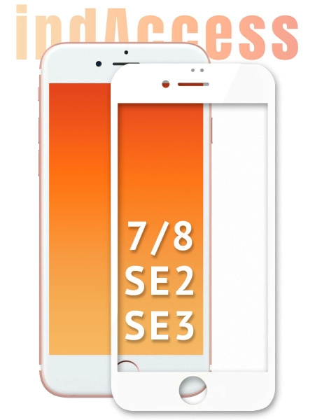 Защитное стекло на iPhone 7, 8, SE 2, SE 3/ для Айфон 7, 8, СЕ 2020, СЕ ...