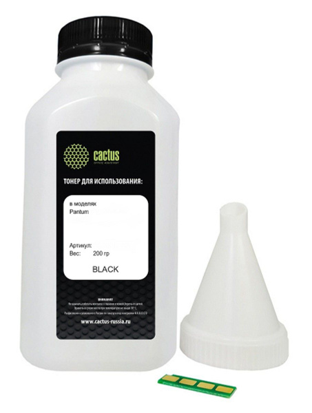 Расходник для печати Cactus TNR-Pantum-TL-5120-Cactus, черный, для ...