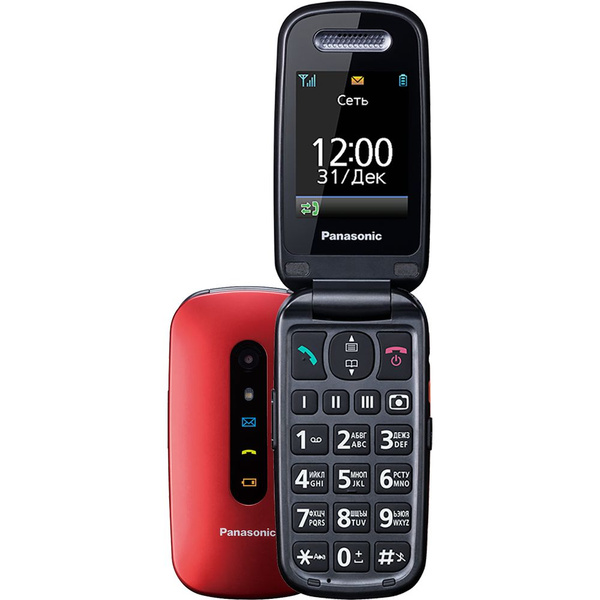 Мобильный телефон Panasonic KX-TU456, красный - купить по выгодной цене ...