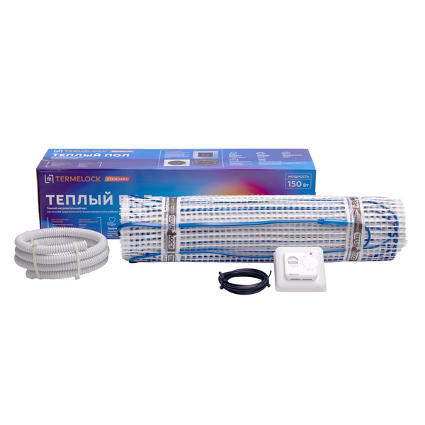 Комплект нагревательного мата TERMELOCK TL -225-1,5 с терморегулятором ...