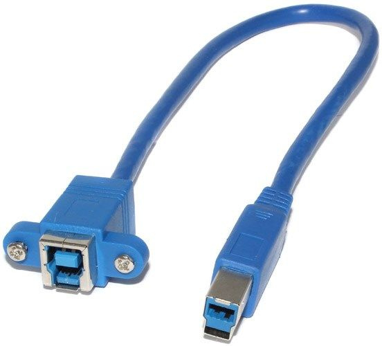 Удлинитель USB 3.0 Type B (BF) "мама" - USB 3.0 Type B (BM) "папа", 0.3 ...