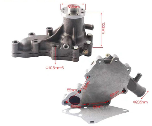 Насос водяной системы охлаждения двигателя ISUZU C240 Z-8-94376-863-0 ...