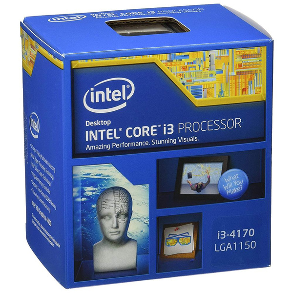 Процессор Intel Core i3 4-го поколения, BOX (с кулером), 2 яд., 3.7 ГГц ...