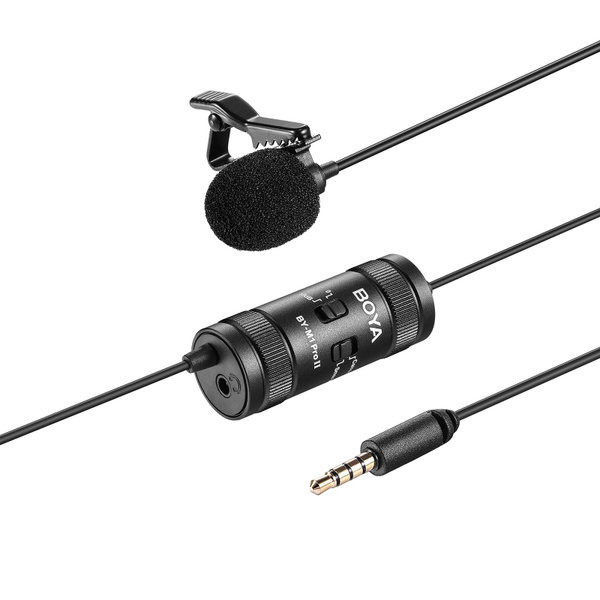 BOYA Микрофон Микрофон петличный, BOYA BY-M1 Pro II, длина кабеля 6 м ...