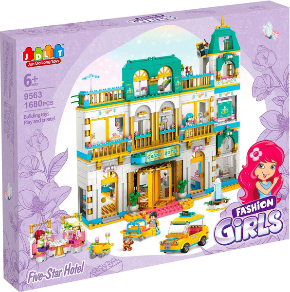Конструктор JDLT Пятизвездочный отель, 1680 деталей, для девочки, 169428 - купить с доставкой по ...