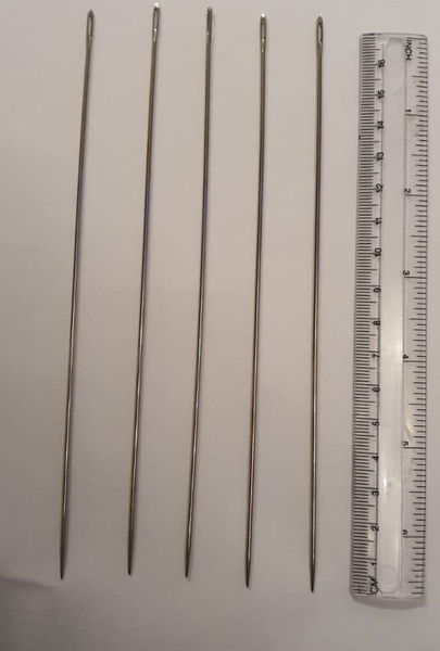 Иглы цыганские, длина 175мм, d 1.6мм, комплект 5шт. - купить с ...