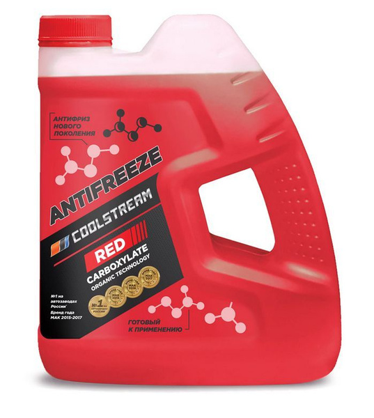 Антифриз "CoolStream Red" 4L / CS010909RD купить на OZON по низкой цене (845094770)