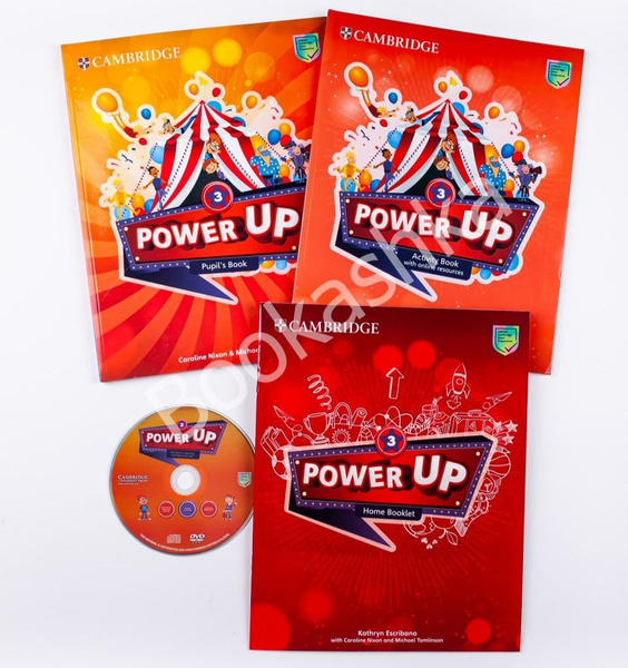 Power Up Level 3. Pupil's Book (with DVD)+Activity Book+Home Booklet ...