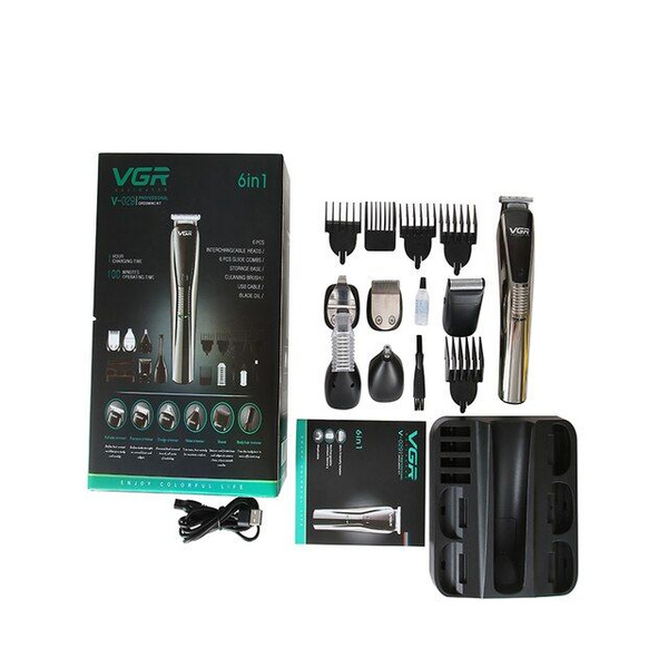 Машинка для стрижки VGR V-029, черный - купить по выгодным ценам в интернет-магазине OZON ...