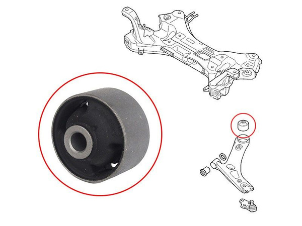 ST-54584-2S000 Сайлентблок переднего нижнего рычага задний HYUNDAI IX35 ...