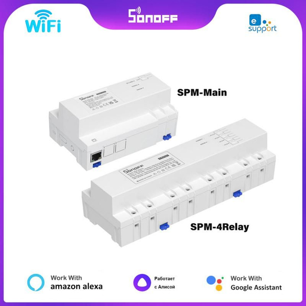 SONOFF SPM WIFI Интеллектуальный стопорный выключатель мощности ...