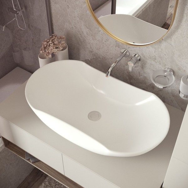 Раковина Helmken Helmken57066000_01x66 см, белый купить по доступной цене с доставкой в интернет ...