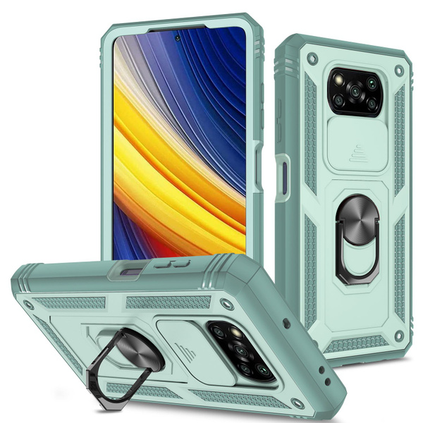 Чехол для телефона XiaoMi POCO X3 NFC, поворотное кольцо-подставка ...