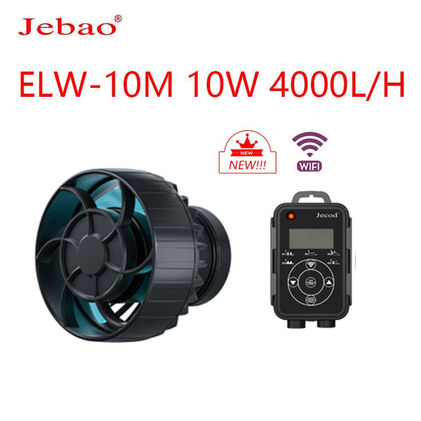 новый бесшумный волновой насос ELW-10M от jebao jecod, 10 Вт, 4000 л/ ч, многорежимный выбор ...