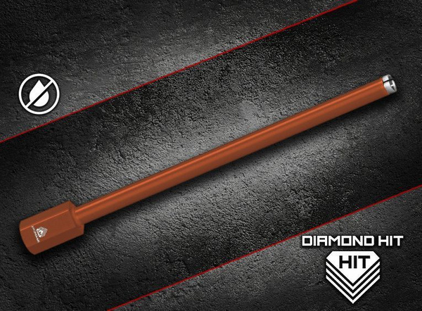 Алмазная коронка Diamond Hit D400 ,диаметр 25 мм, длина 450 мм - купить ...