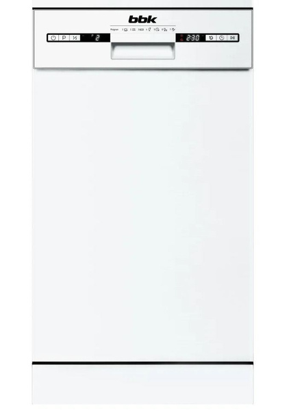 Встраиваемая посудомоечная машина BBK BK 45-DW119D белый, белый купить ...