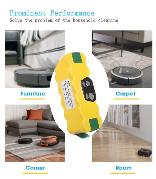Дополнительный аккумулятор 14,4 В 4500 мАч для пылесосов Roomba серии 5 ...