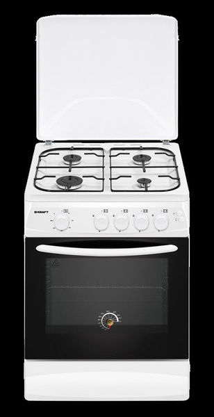 Газовая плита Kraft KF- FSK6403AGW купить c доставкой на OZON по низкой ...