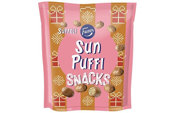 Шоколадные шарики Fazer Suffeli Puffi Snacks - 160 г купить на OZON по ...