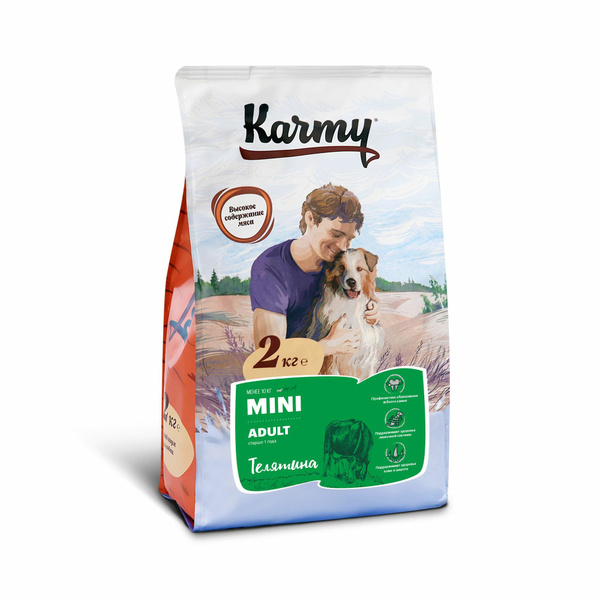 Karmy Mini Adult полнорационный сухой корм для собак мелких пород, с ...