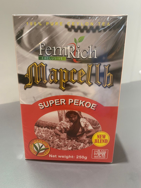 Чай листовой Марсель super pekoe FemRich 250 гр - купить с доставкой по ...