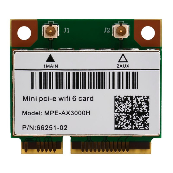 -AX3000H двухдиапазонный WiFi 6 карт 802.11Ax беспроводной сетевой адаптер Half Mini PCI-E PCI ...