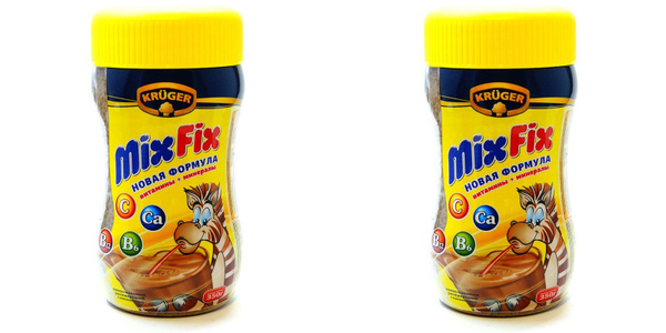 Mix Fix какао пластиковая бутылка, 350 г, 2 шт - купить с доставкой по ...