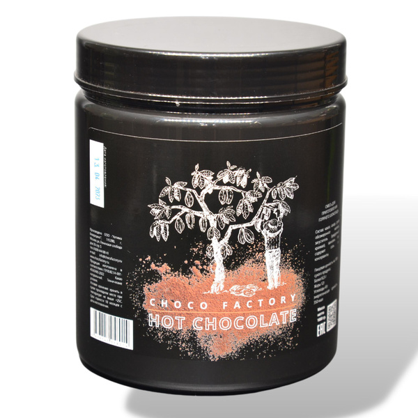 Горячий шоколад CHOCOFACTORY 45% какао, банка 1 кг - купить с доставкой ...