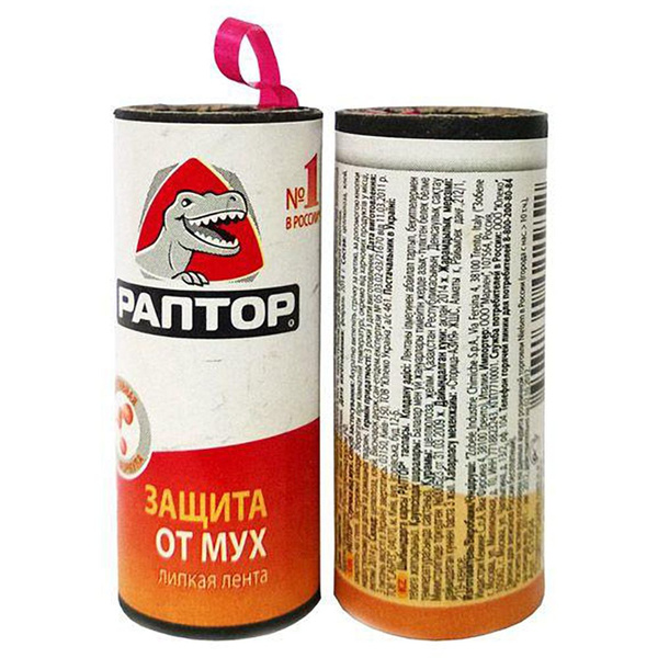 Клейкая лента Лента липкая от мух Раптор - купить с доставкой по низким ...