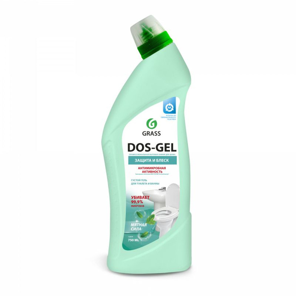 Универсальный чистящий гель GRASS DOS GEL Мятная сила, 750 мл - купить ...