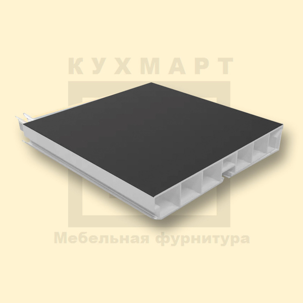 Цоколь кухонный Черный , высота 150мм, длина 2 метра, 10 клипс в ...