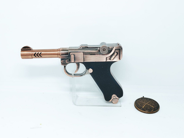 зажигалка пистолет luger p08 бронза - купить с доставкой по выгодным ...