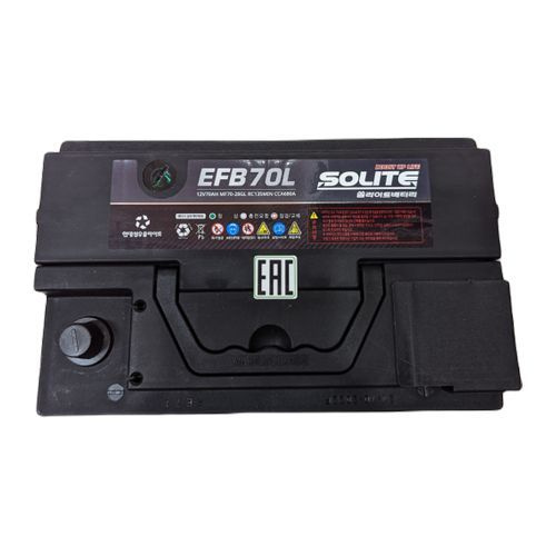 Аккумулятор автомобильный Solite EFB 70 купить по выгодной цене в интернет-магазине OZON ...