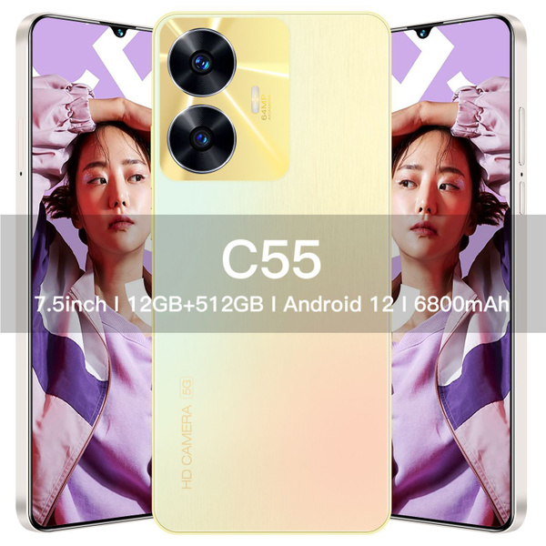 Смартфон MAIMEITE 2023 Новый 5G C55 Android 12 - купить по выгодной цене в интернет-магазине ...