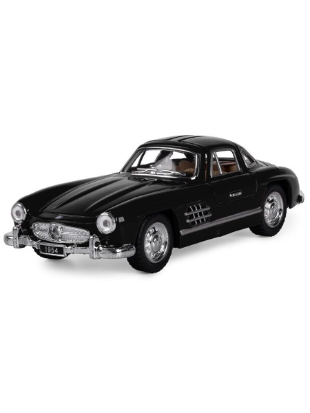 Машинка металлическая Kinsmart Mercedes-Benz 300SL 1954. Черная. В Коробке!! (Масштаб 1/36 ...