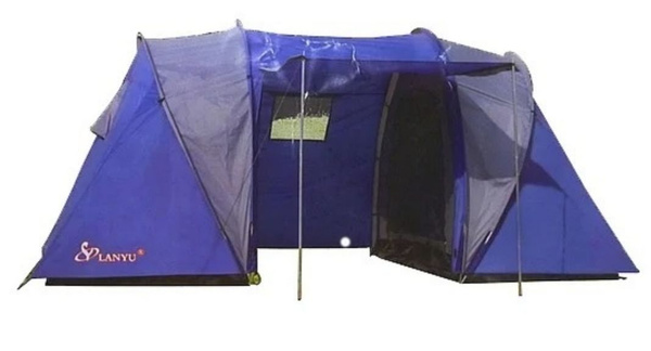 Палатка 4-местная LANYU 4 - купить по выгодной цене в интернет-магазине OZON (1118070019)