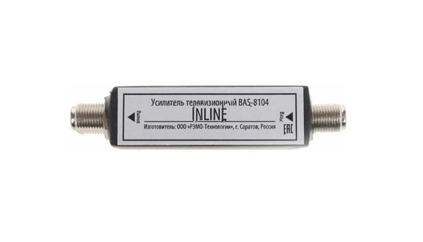 Антенный усилитель РЭМО BAS-8104 INLINE для эфирной антенны ...