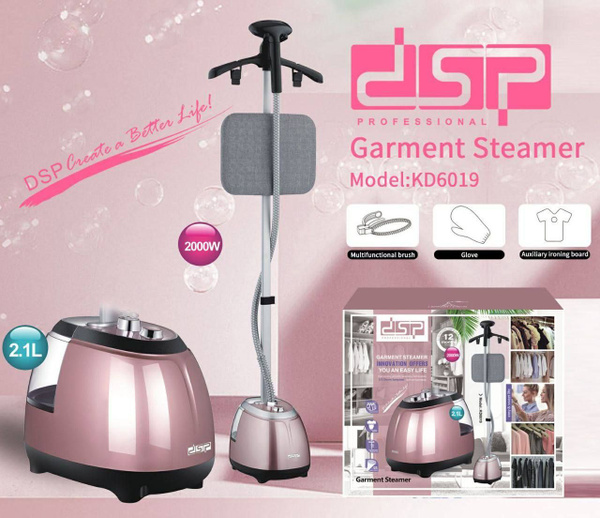 Отпариватель для одежды со столиком DSP KD-6019 купить на OZON по низкой цене (1601767385)