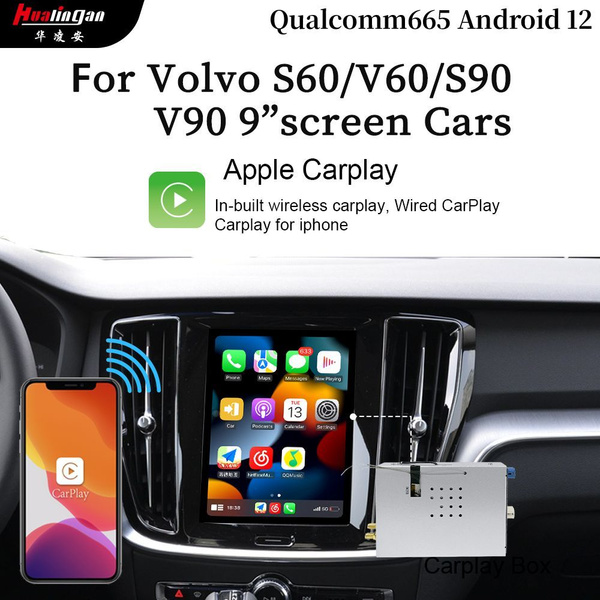Hualingan AI Box CarPlay Android Навигационный блок для Volvo S60 V60 S90 V90 2017-2023 Год ...