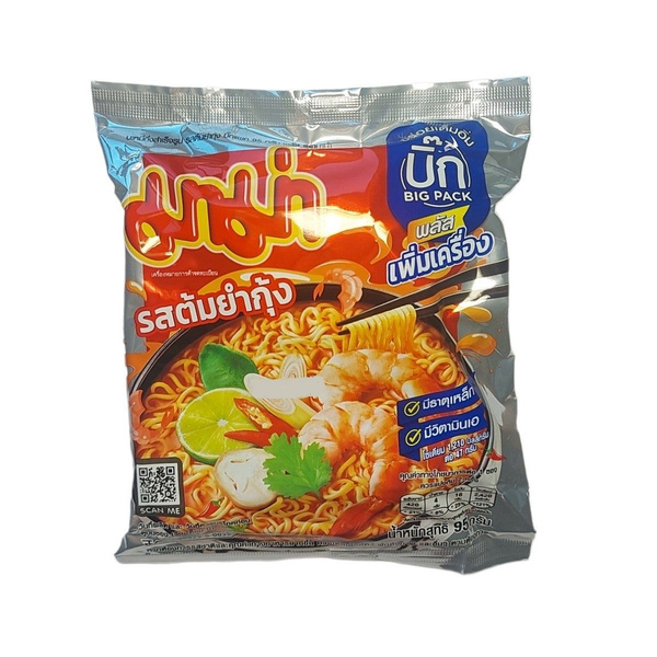 Тайская лапша быстрого приготовления МАМА, со вкусом Том Ям, 95 гр ...