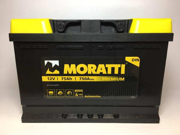 Аккумулятор автомобильный MORATTI Прямая 75-77 купить по выгодной цене ...