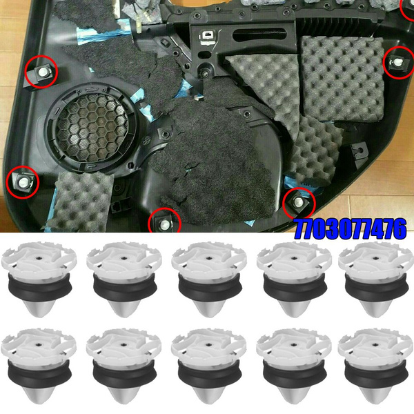 10X дверная панель автомобиля, зажимы для отделки карт, заклепки для ...